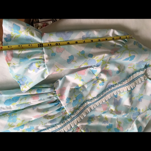 Dresses | Vintage Inspired Sheer Ruffle Dress Handmade | Poshmark